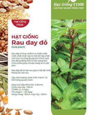 Mua Hạt giống Rau đay đỏ 20gr ở đâu? - 9.000đ - Mua Hạt Giống F1