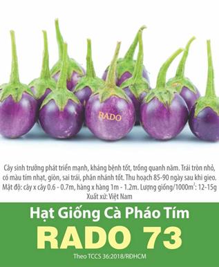 Mua Hạt giống Cà pháo tím - Gói 5gr ở đâu? - 26.000đ - Mua Hạt Giống F1